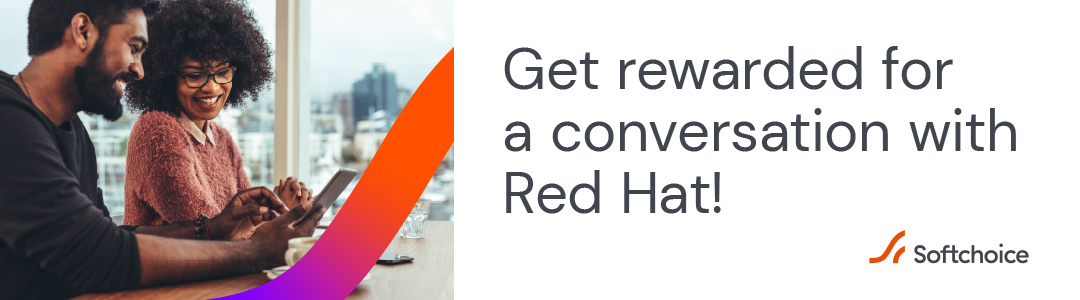 Softchoice | Book a meeting with Red Hat for a $100 gift card