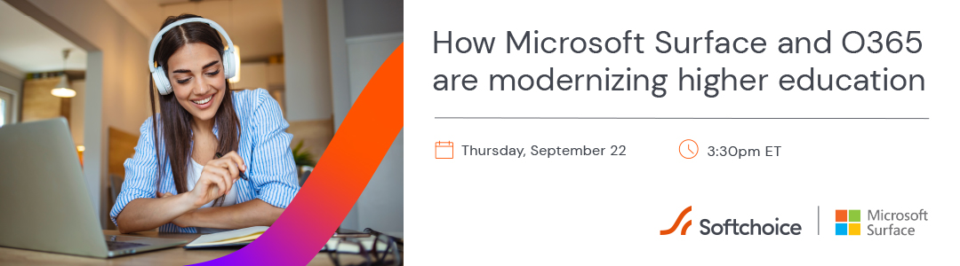 Softchoice | How Microsoft Surface and O365 are modernizing higher ...