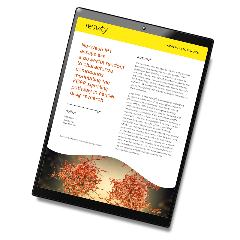 Using IP1 Assays to Study FGFR Mediated Pathways for Cancer Drug ...